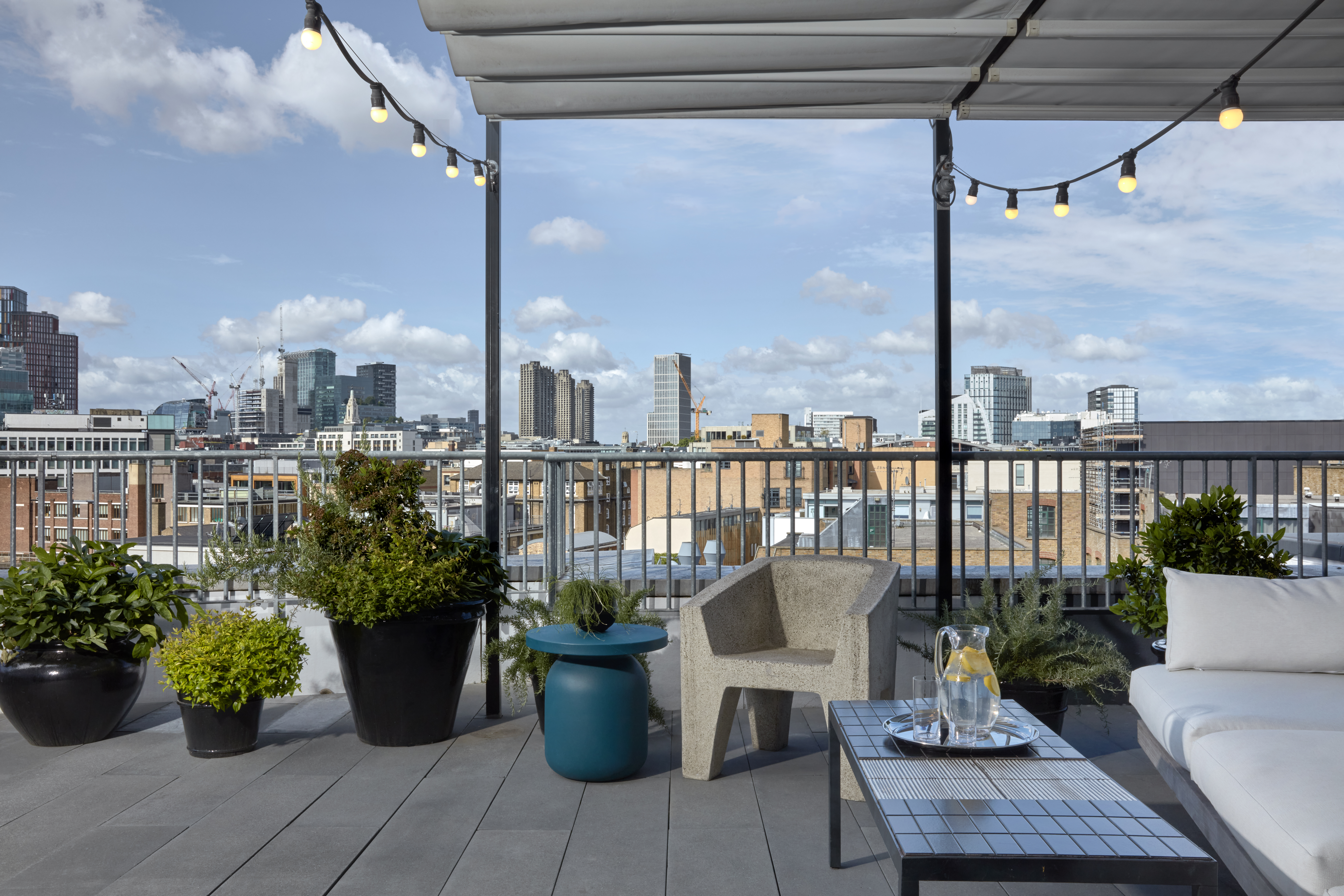 Studio Suite South with Terrace | One Hundred Shoreditch Hotel