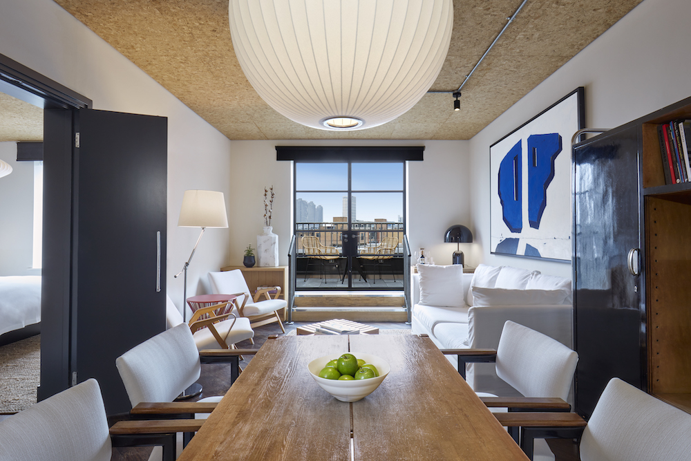 Shoreditch Studio Suite North with Terrace | One Hundred Shoreditch Hotel